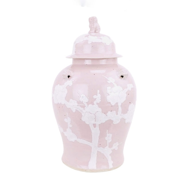 Cherry Blossom Ginger Jar, Pink | Decorative Jars - BlueJay Avenue